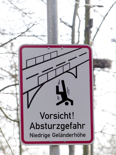 Caution! Danger of Falling. Low Railing. – pictures imperfect blog